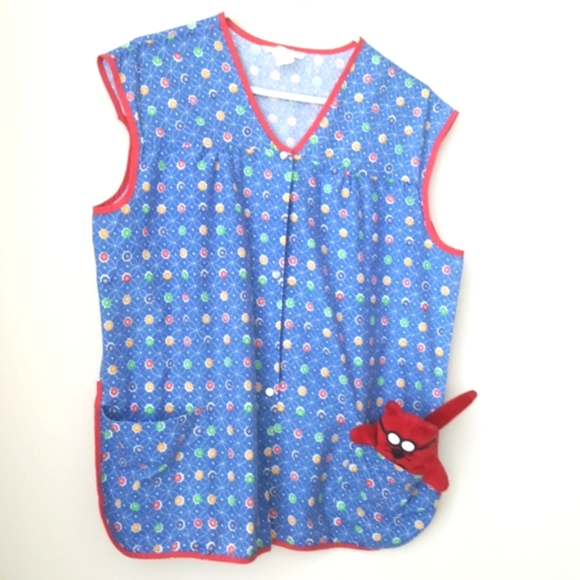 Artistic Creations | Tops | Smock Apron Artist Teacher Kitchen 96s ...